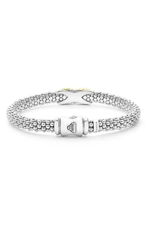 Lagos Embrace Beaded Bracelet - Metallic