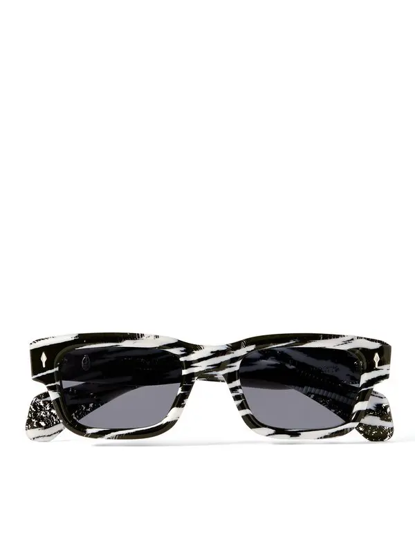 JACQUES MARIE MAGE Jeff Goldblum Rectangular-frame Sunglasses