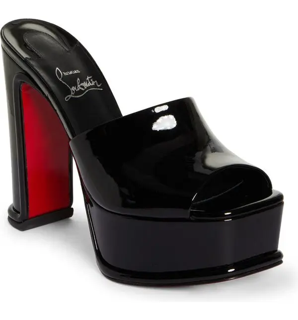 CHRISTIAN LOUBOUTIN Amali Alta Platform Slide Sandal