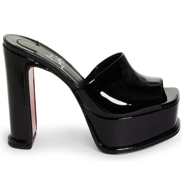 CHRISTIAN LOUBOUTIN Amali Alta Platform Slide Sandal
