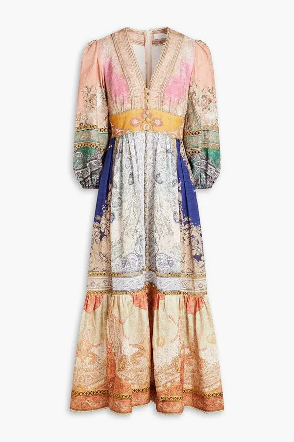 knee length dresses for ladies Paisley Print Maxi Dress | Women's Dresses main image 0