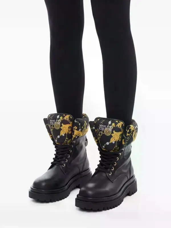 Versace Logo-print Boots