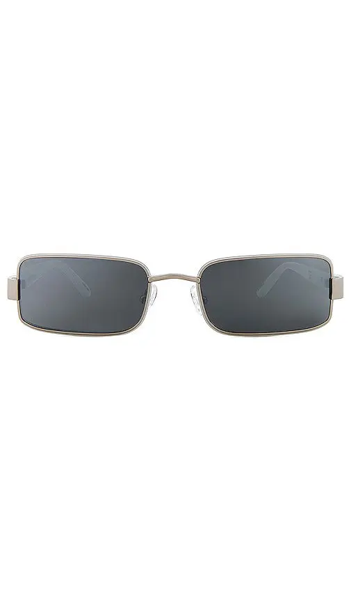 Linda Farrow X Magda Butrym Rectangle In Metallic Silver