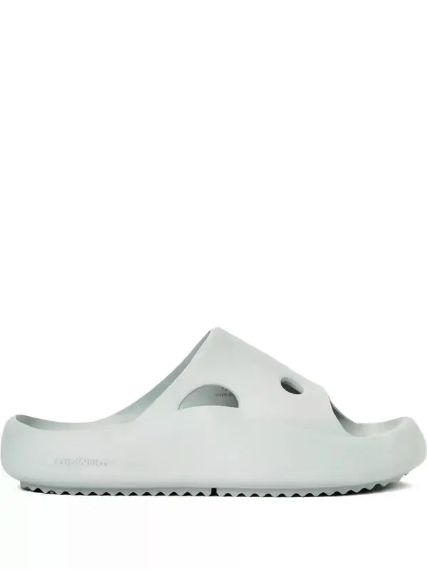 Off-White Meteor Chunky Cut-out Slides - Grey
