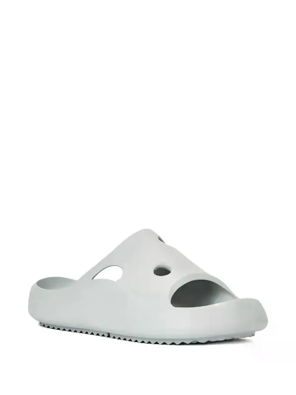 Off-White Meteor Chunky Cut-out Slides - Grey
