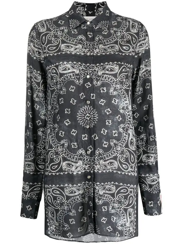 GOLDEN GOOSE Bandana-print Shirt