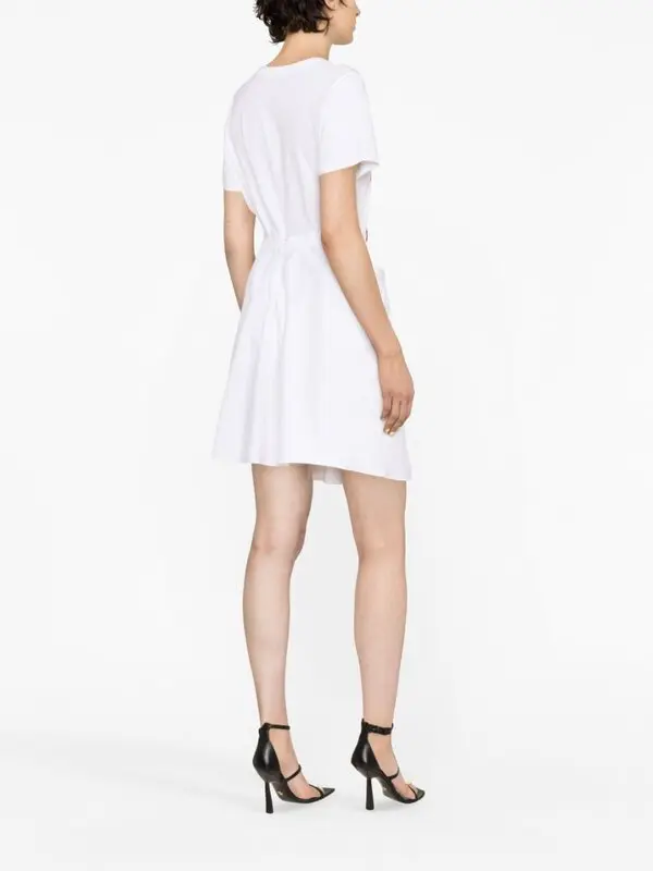 Alexander McQueen Draped Cotton Miniskirt