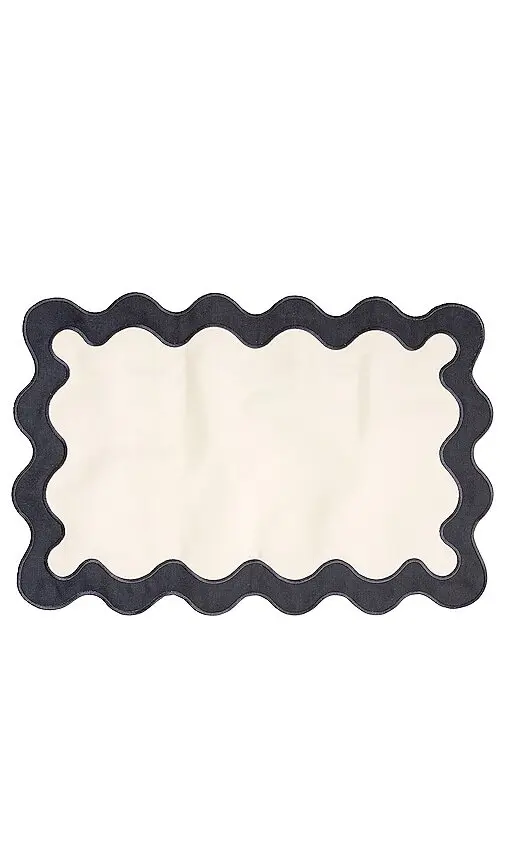 BUSINESS & PLEASURE Placemat Set Of 4 In Ivory - Riviera White
