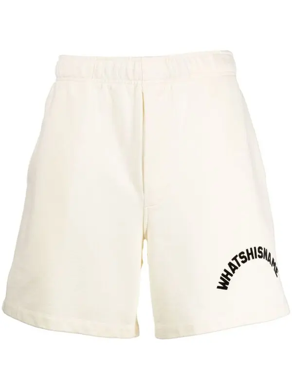 BODE Whatshisname Logo Cotton Track Shorts
