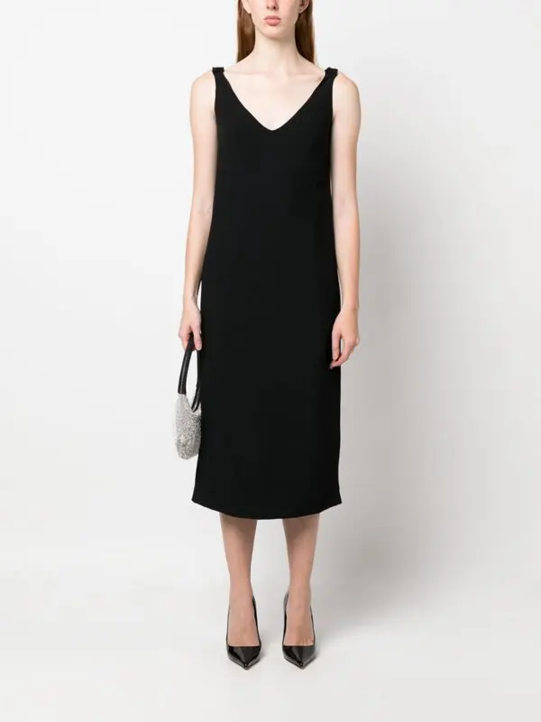 N°21 Ruched-strap Midi Dress