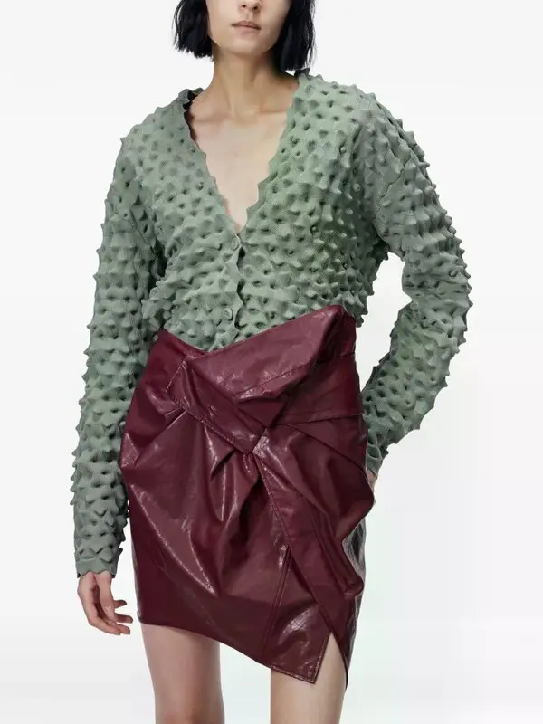 JNBY V-neck Cropped Cardigan