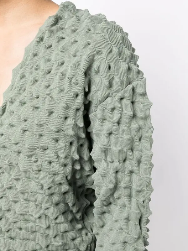 JNBY V-neck Cropped Cardigan