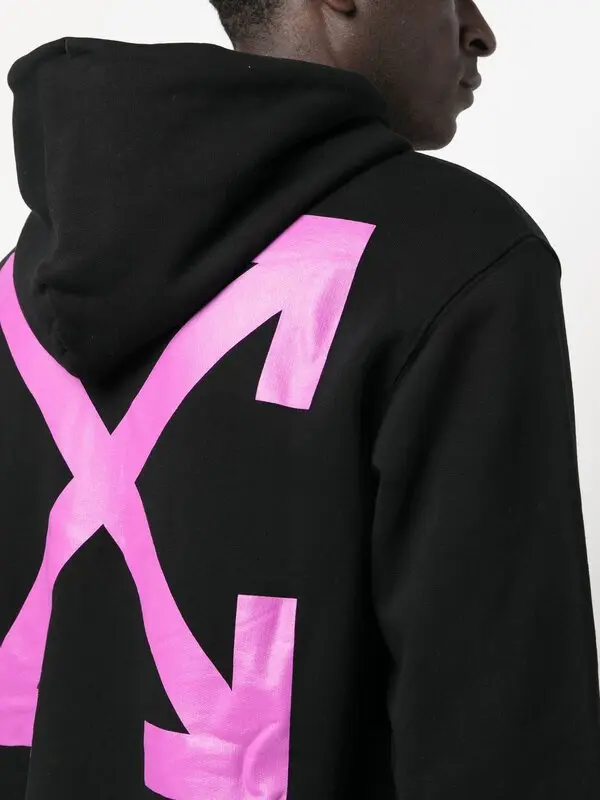 Off-White Caravaggio Print Cotton Hoodie