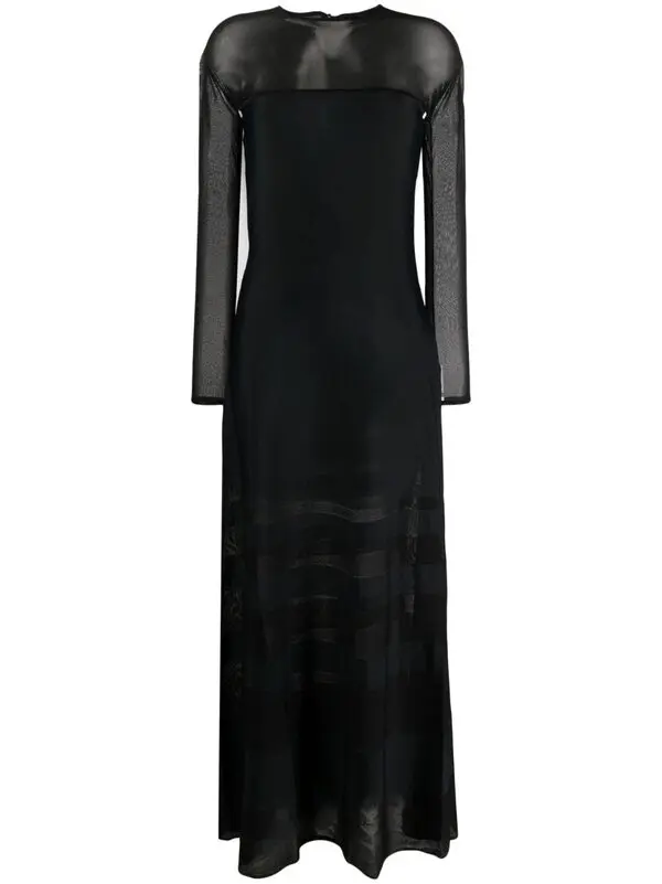 Ralph Lauren Semi-sheer Maxi Dress