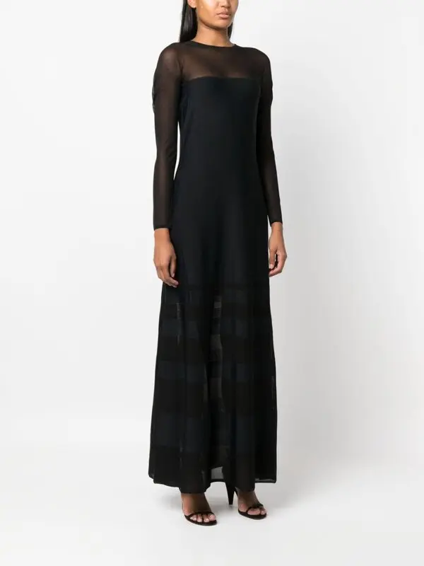 Ralph Lauren Semi-sheer Maxi Dress