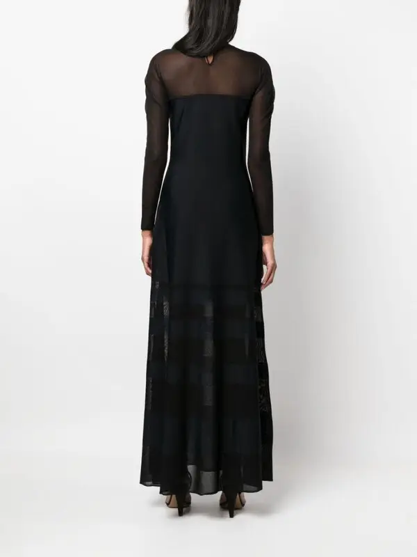 Ralph Lauren Semi-sheer Maxi Dress