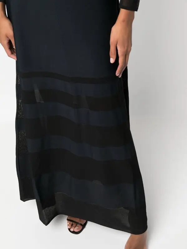 Ralph Lauren Semi-sheer Maxi Dress
