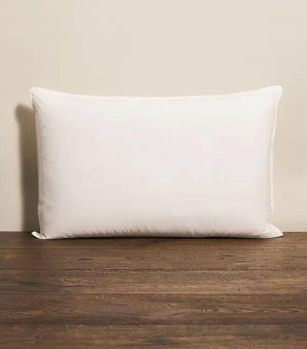 Harrods Down Medium-soft A1-grade Pillow - White