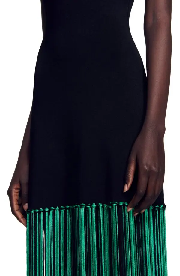 Sandro Bambie Fringe Dress