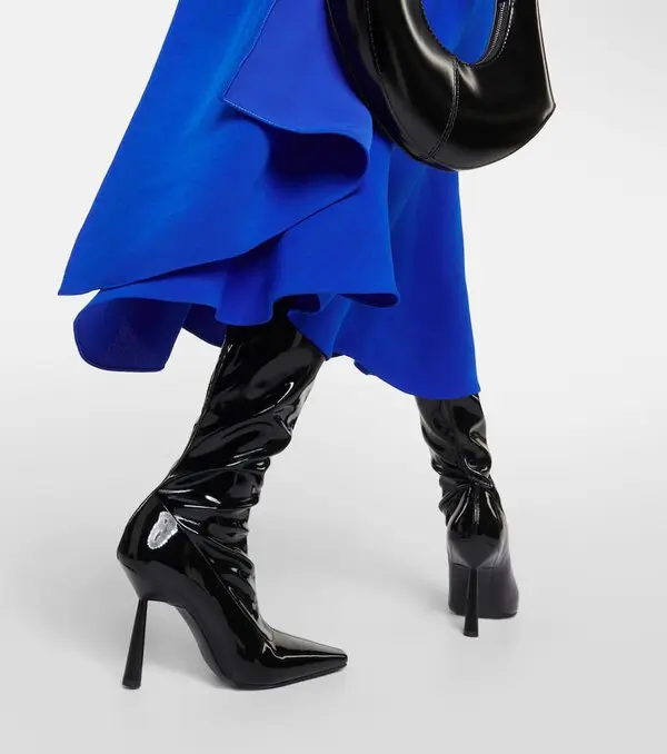 Gia Borghini Rosie 8 Knee-High Boots In Black - 50% Off | Editorialist