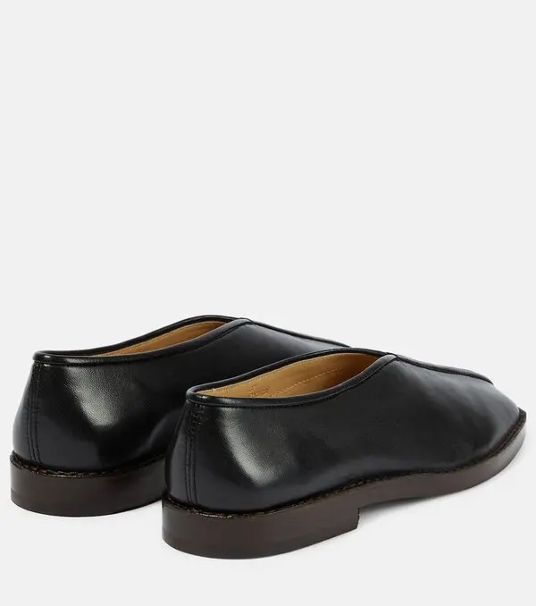 LEMAIRE Piped Leather Loafers
