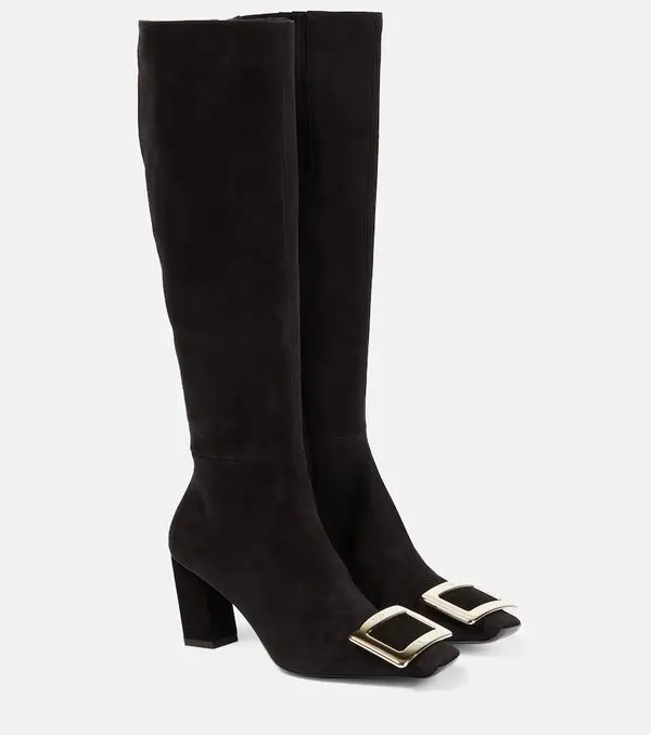 ROGER VIVIER Belle Vivier Knee-high Boots - Black