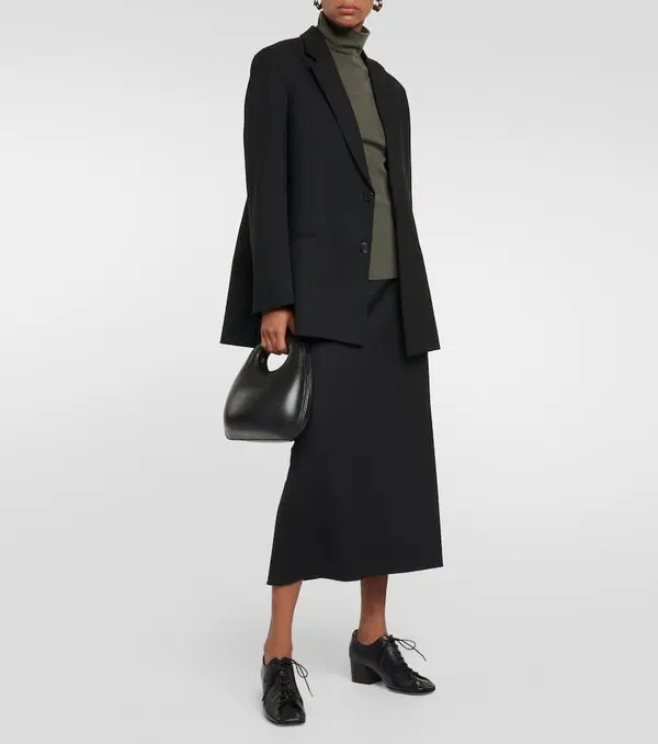 LEMAIRE Leather Derby Pumps - Black