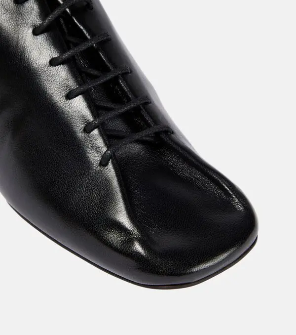 LEMAIRE Souris Derby Leather Pumps - Black