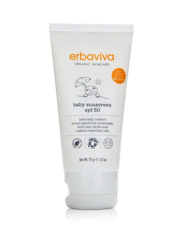 Erbaviva Baby Sunscreen, 2.5 Oz - No Color