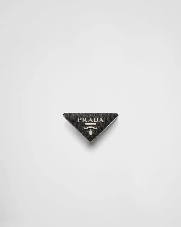 Prada Saffiano Belt Buckle - Black