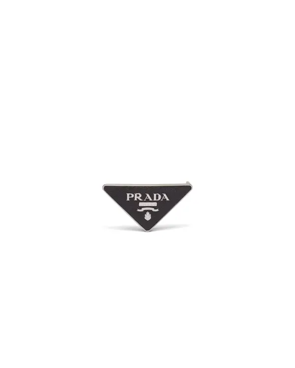 Prada Saffiano Belt Buckle - Black