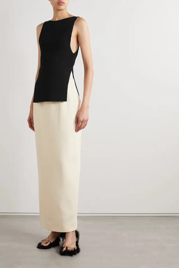 Khaite Evelyn Ribbed-knit Tank