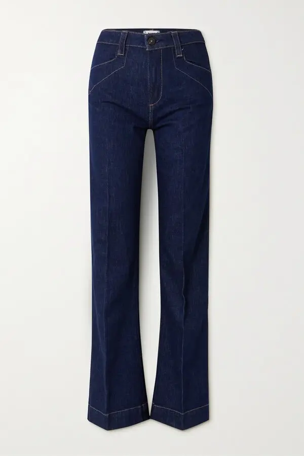 Paige Leenah High-rise Wide-leg Jeans