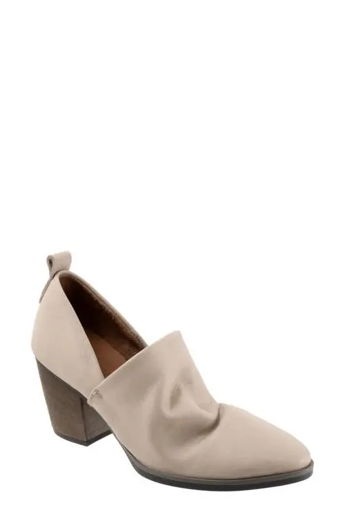 BUENO Kesia Block Heel Pump - Light Grey