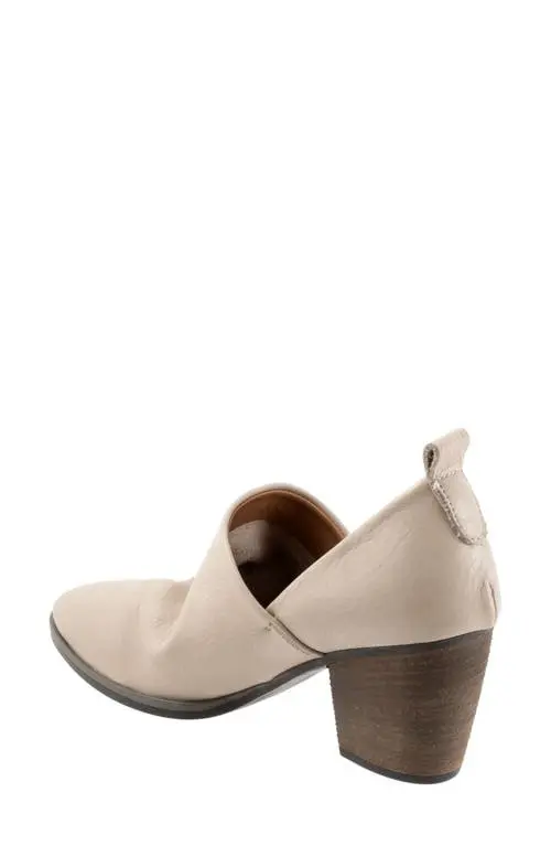 BUENO Kesia Block Heel Pump - Light Grey