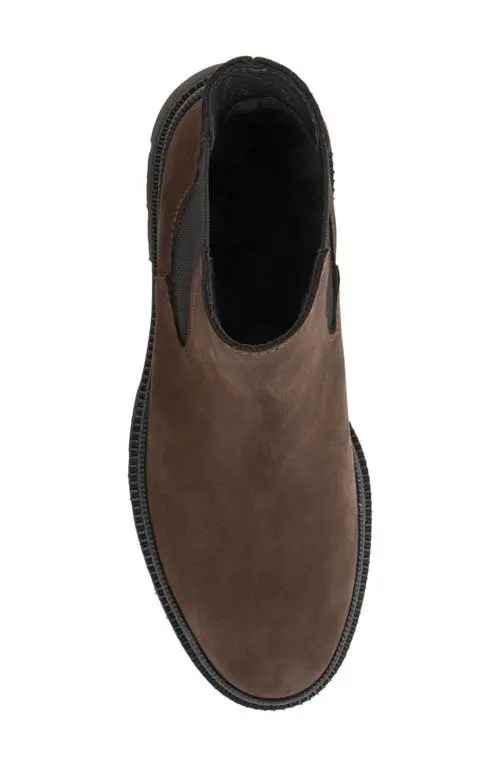 BUENO Darla Lug Chelsea Boot - Brown Nubuck