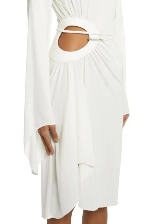 TOM FORD Cutout Waist Asymmetric Jersey Dress