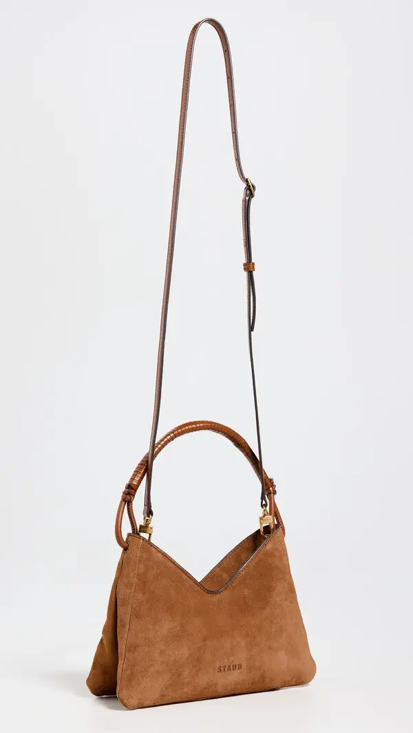 Staud Valerie Shoulder Bag - Tan