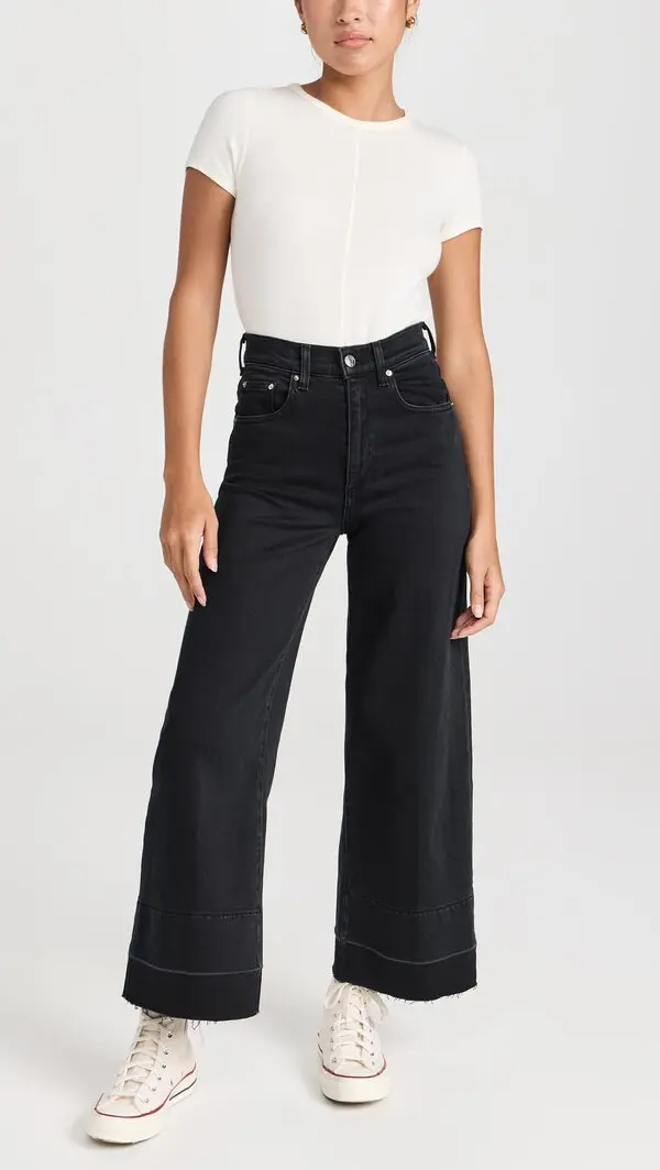 LE JEAN Sophia Wide Leg Jeans