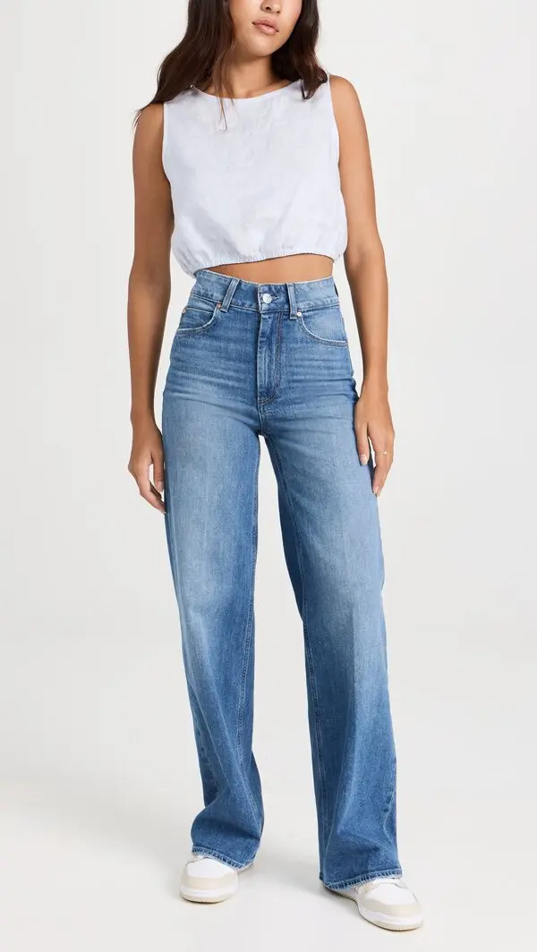 Paige Sasha Wide Leg Jeans