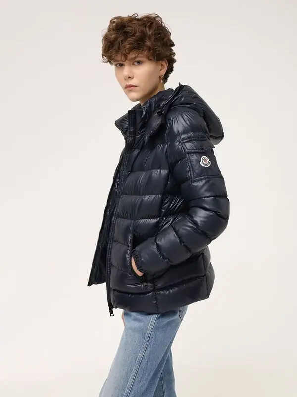 Moncler Bady Laqué Nylon Down Jacket
