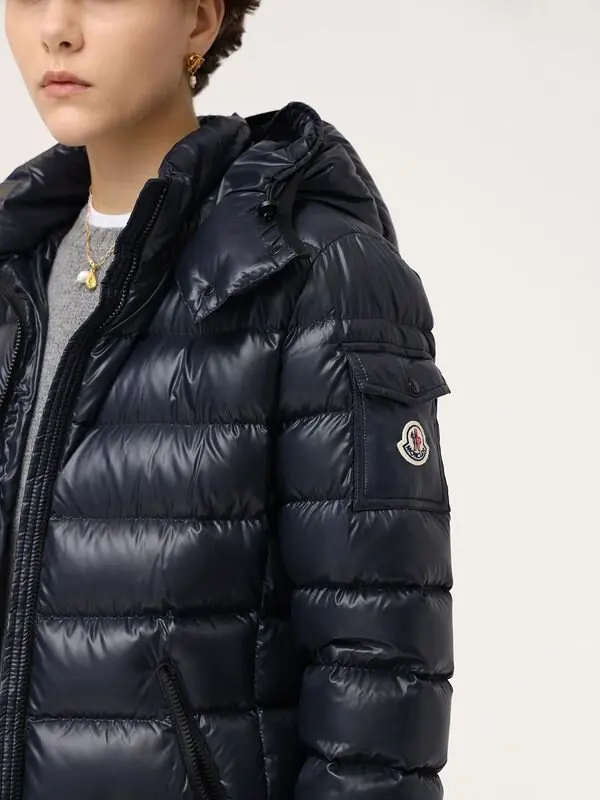 Moncler Bady Laqué Nylon Down Jacket