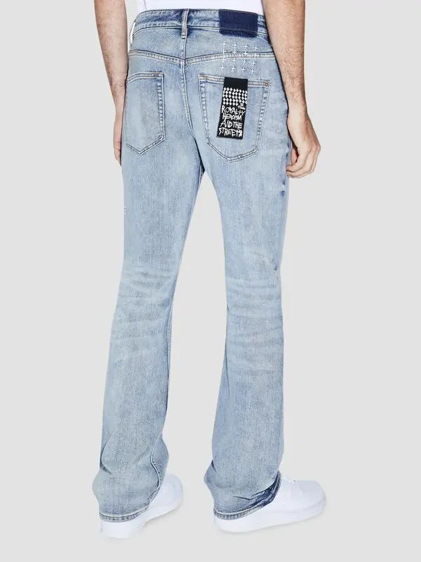 Ksubi Bronko Flared Five-pocket Jeans