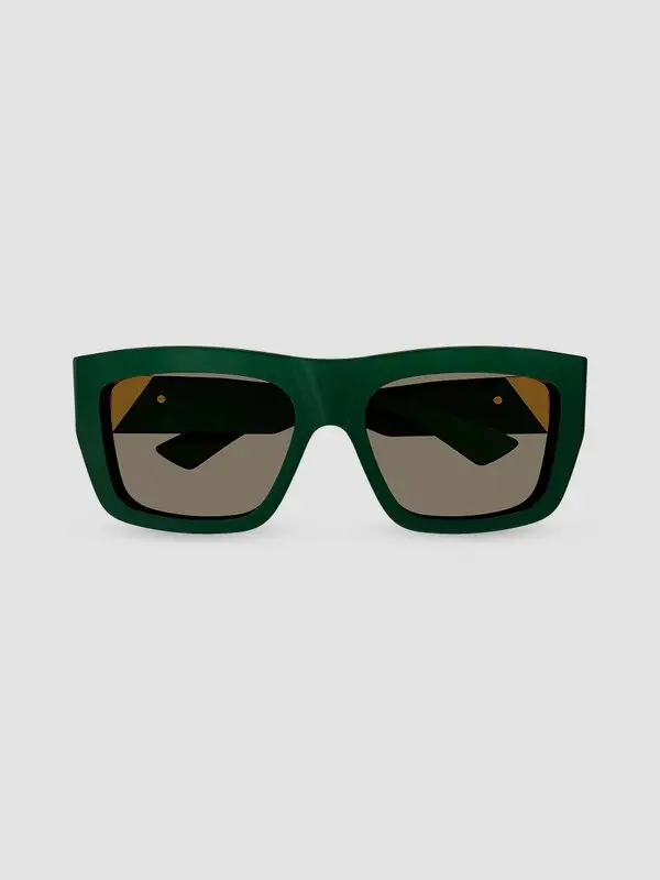 Bottega Veneta New Triangle Acetate 57mm Square Sunglasses
