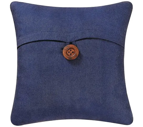 VALERIE PARR HILL Navy Blue Envelope Pillow Valerie - One-color