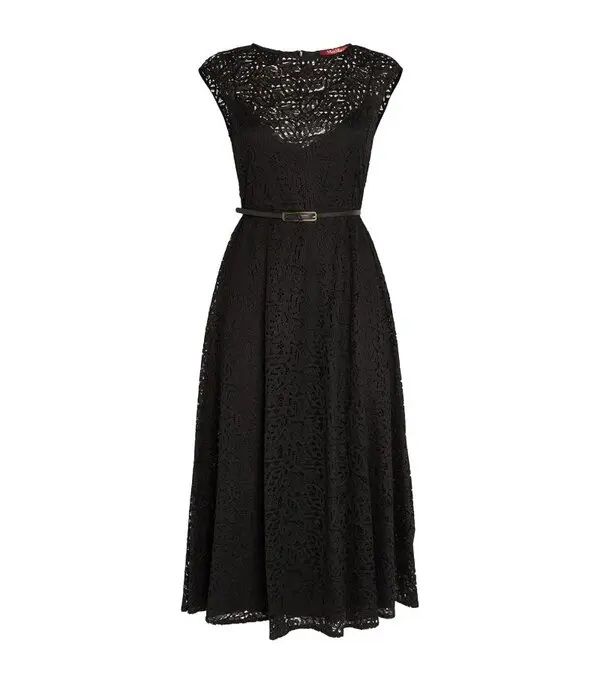 Max Mara Lace Evening Dress