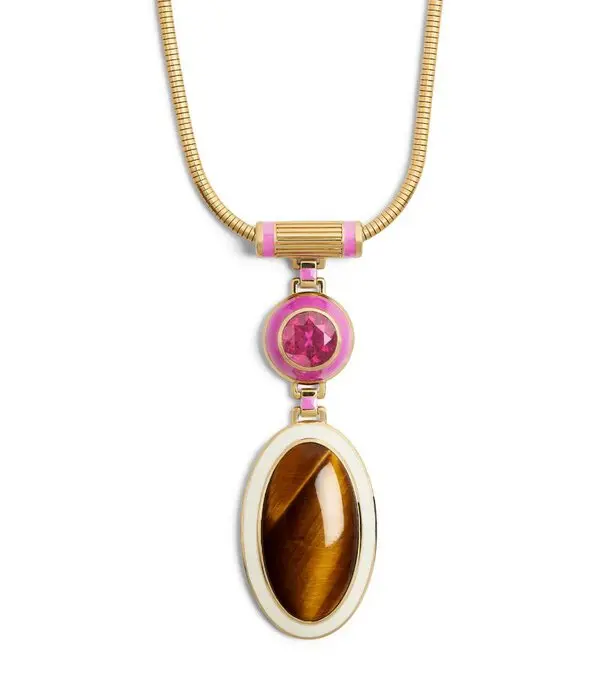 EMILY P. WHEELER Yellow And Rubellite Janice Necklace