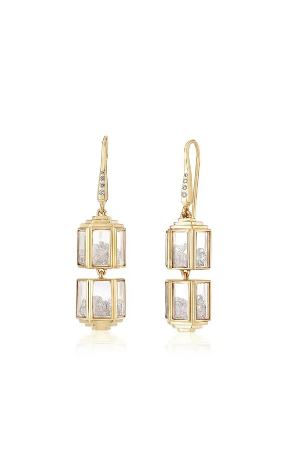 Moritz Glik 18k Yellow Torre Earrings - Gold