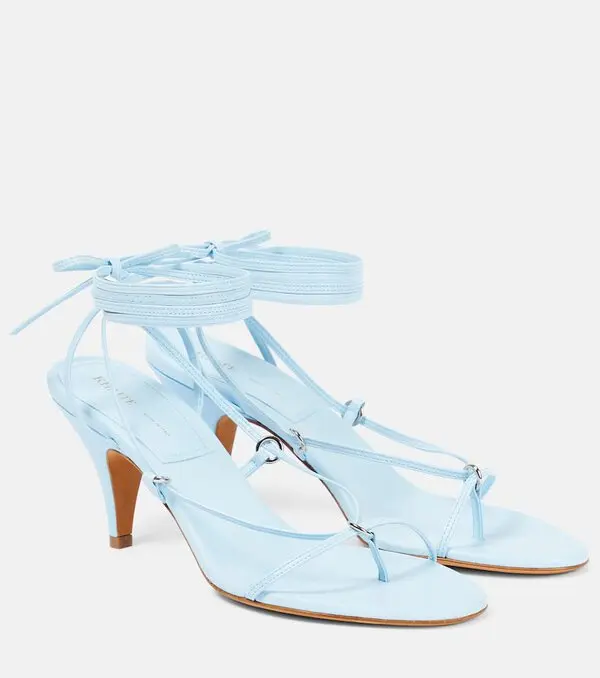Khaite Marion Leather Sandals