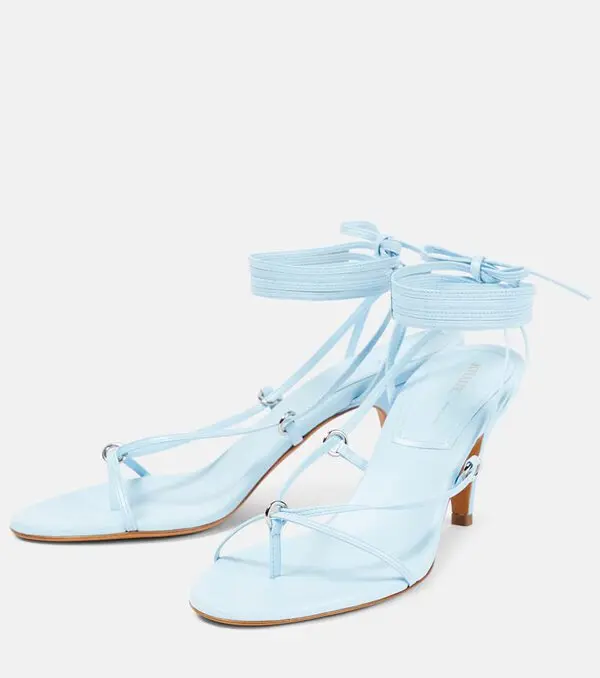 Khaite Marion Leather Sandals